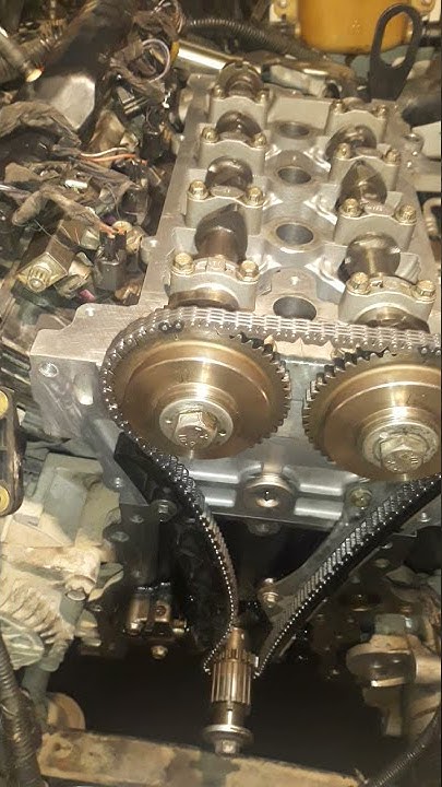 Метка цепи грм на равон джентра . На двигателях B15D2 #метка#цепи#грм#равон#дэу#шевроле# ...