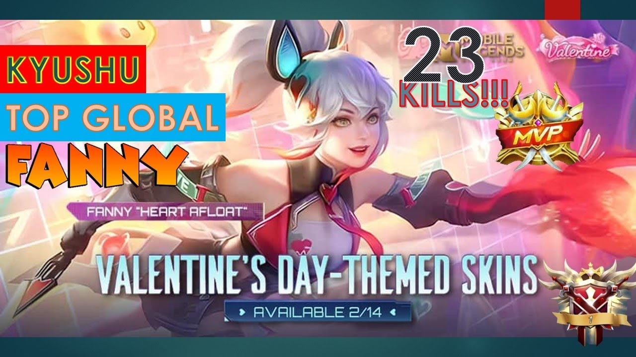 HEART AFLOAT FANNY |How to make 23 KILLS ONE SHOT BUILD | TOP GLOBAL ...