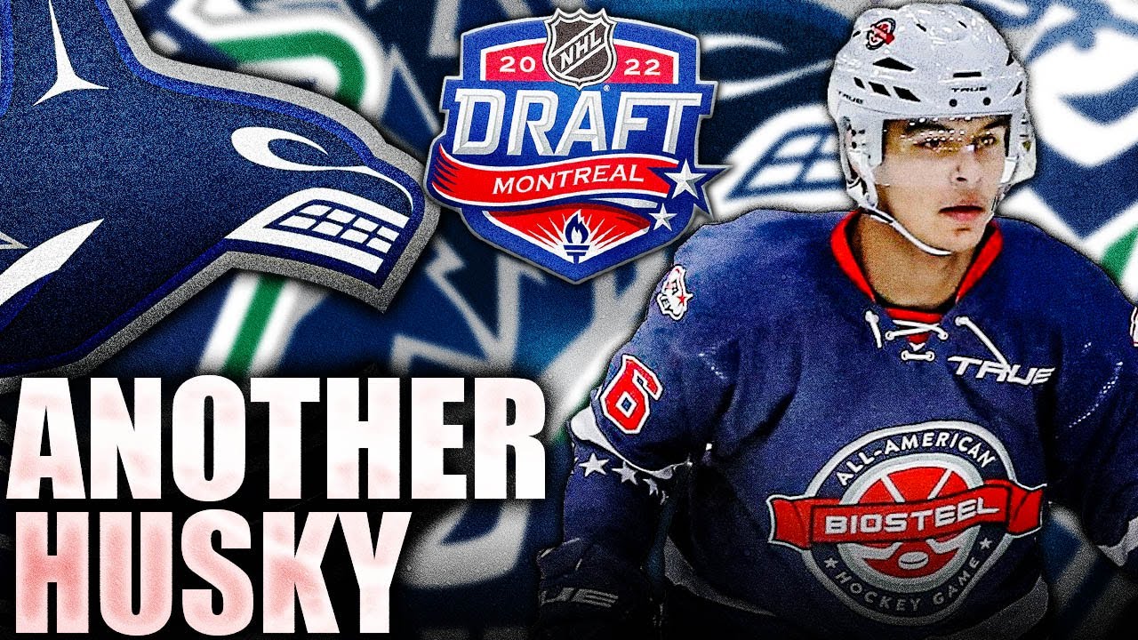 CANUCKS DRAFT ANOTHER NORTHEASTERN HUSKY: Jackson Dorrington (2022 NHL ...