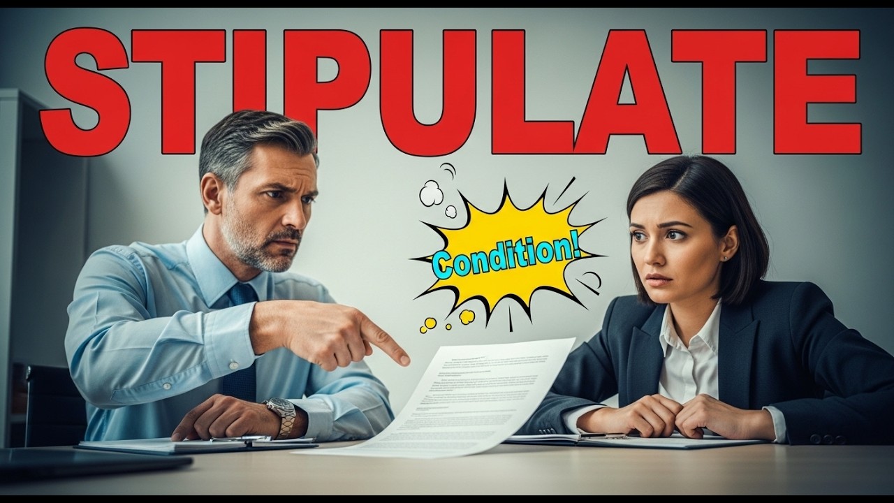Stipulate Meaning in English | Stipulate Explained with Examples ...