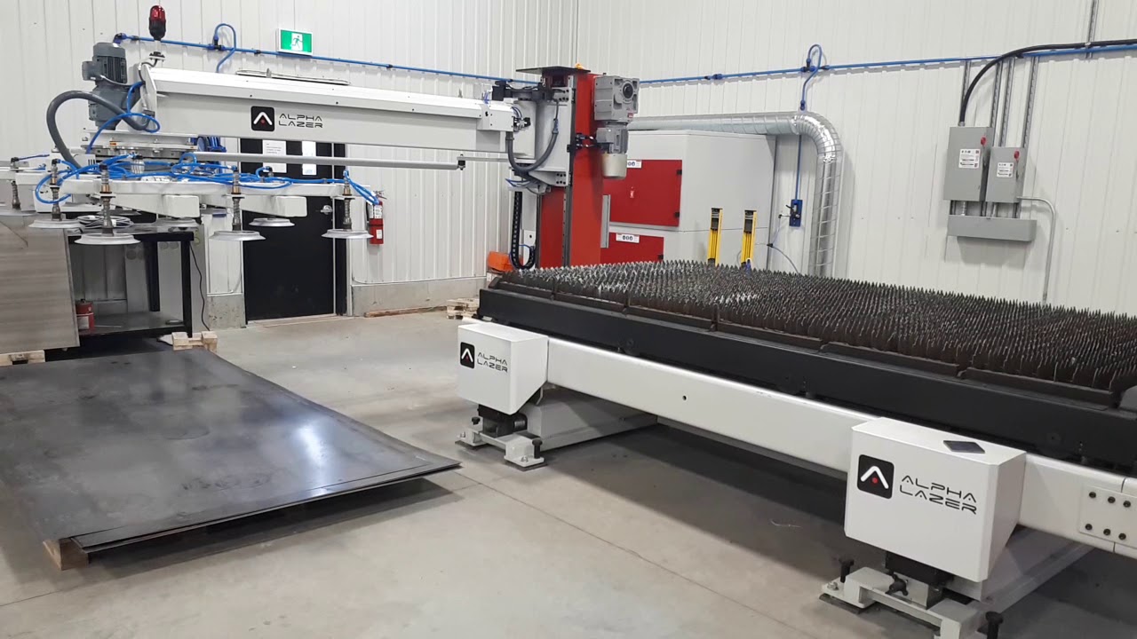 Automatic L-Arm Loader - Equipment - Alpha Lazer™ Fiber Laser Cutting ...
