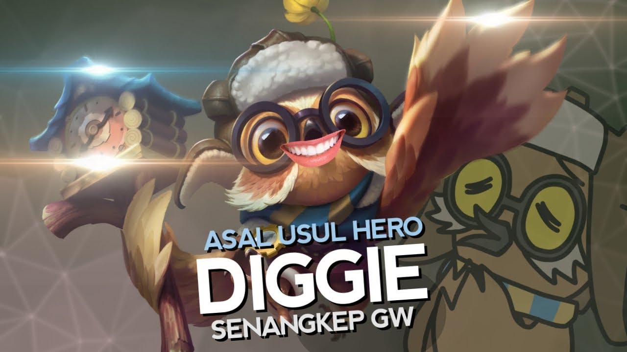 Asal Usul Hero Diggie Senangkep Gw - Mobile Legends Bang Bang Indonesia ...