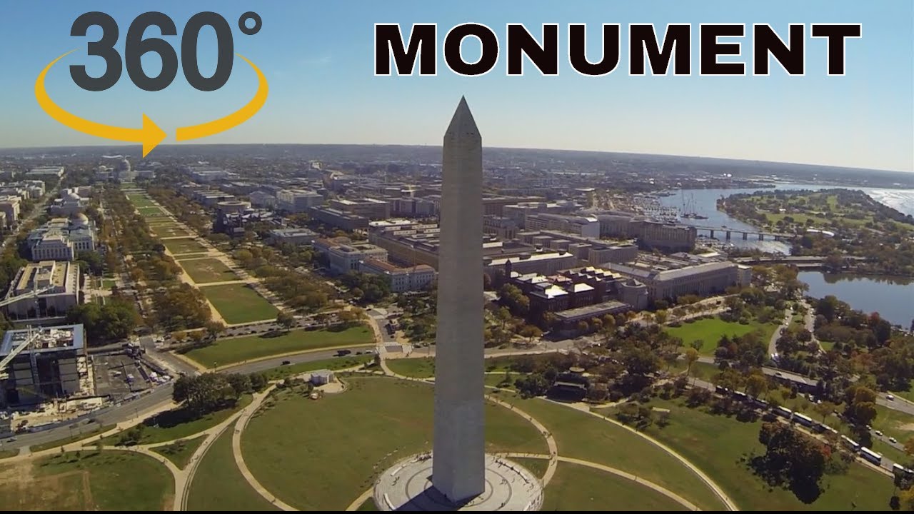 Washington DC MONUMENT 360 VR 4K - YouTube