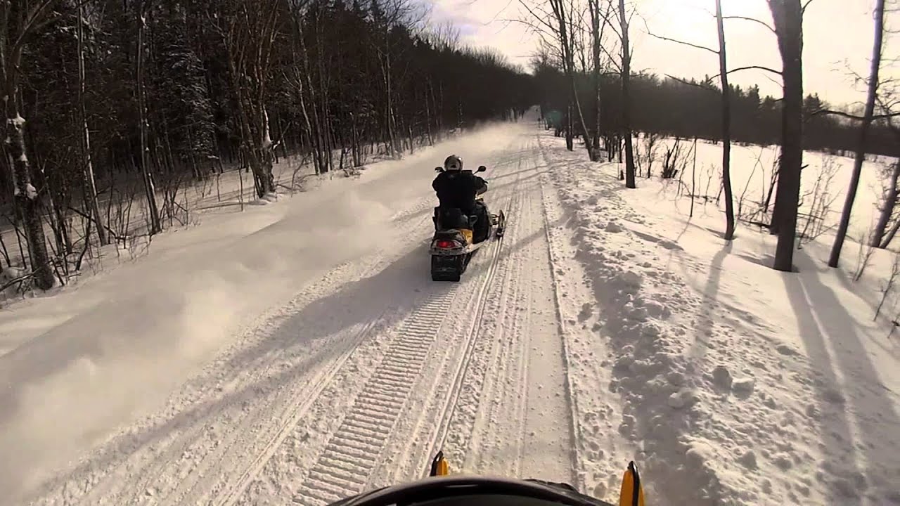 Tug Hill Snowmobiling 2014 - YouTube