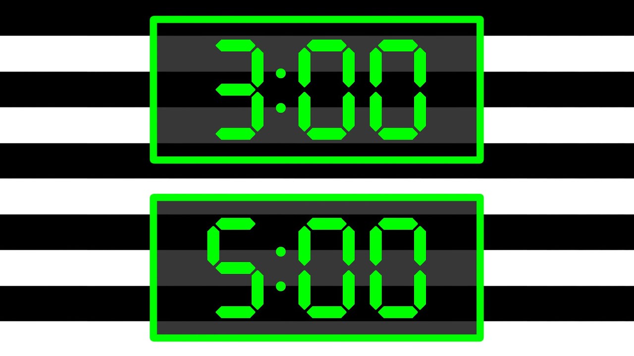 8 Minute Up and Down Timer over Moving Lines - YouTube