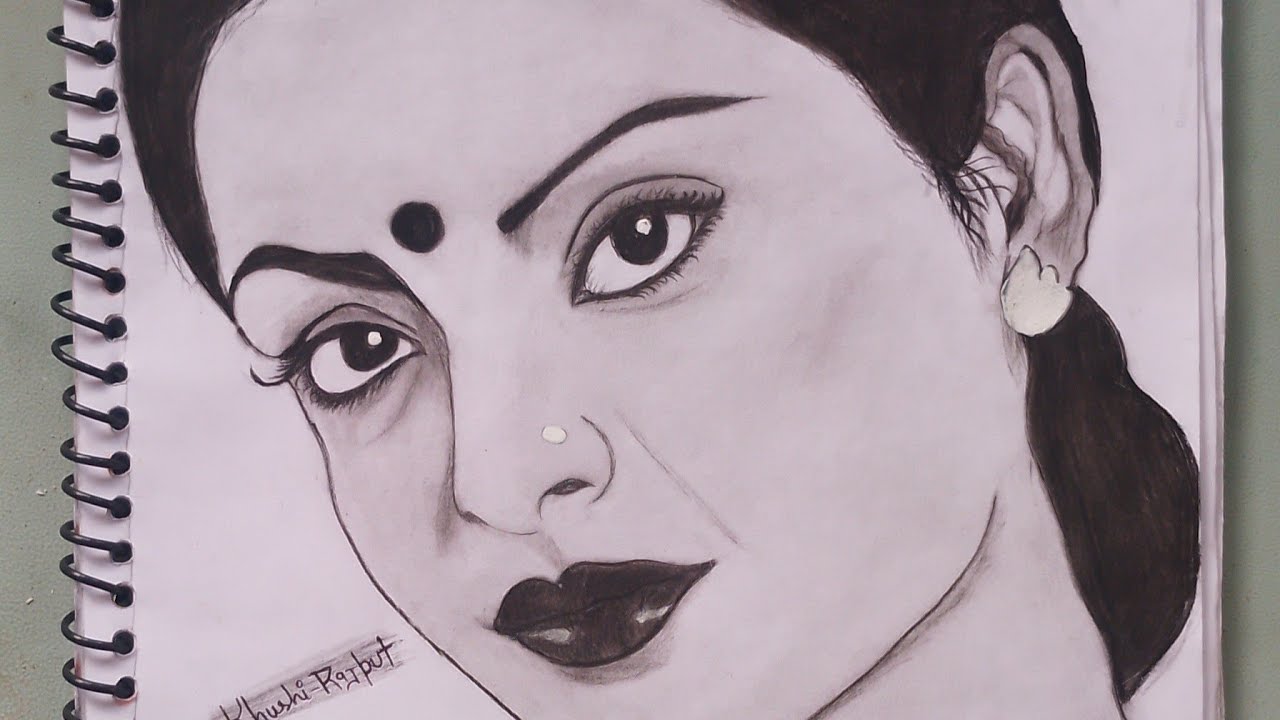 👉 "Full Drawing of Rekha Ji 🎨 | Looks 100% Real!" - YouTube