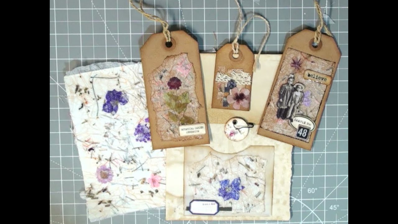 Ridiculously Easy Faux Handmade Paper Stickers - YouTube