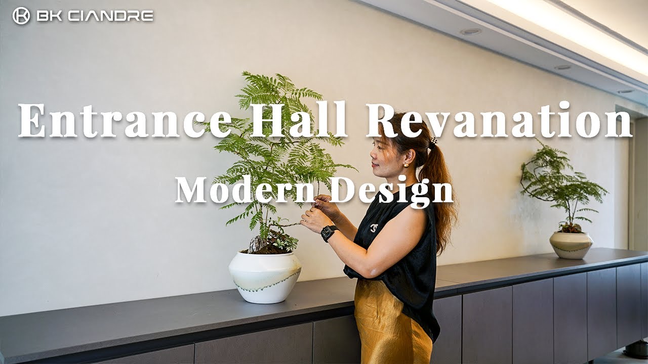 Modern entrance hall design ideas | entrance foyer | wall decorating ...