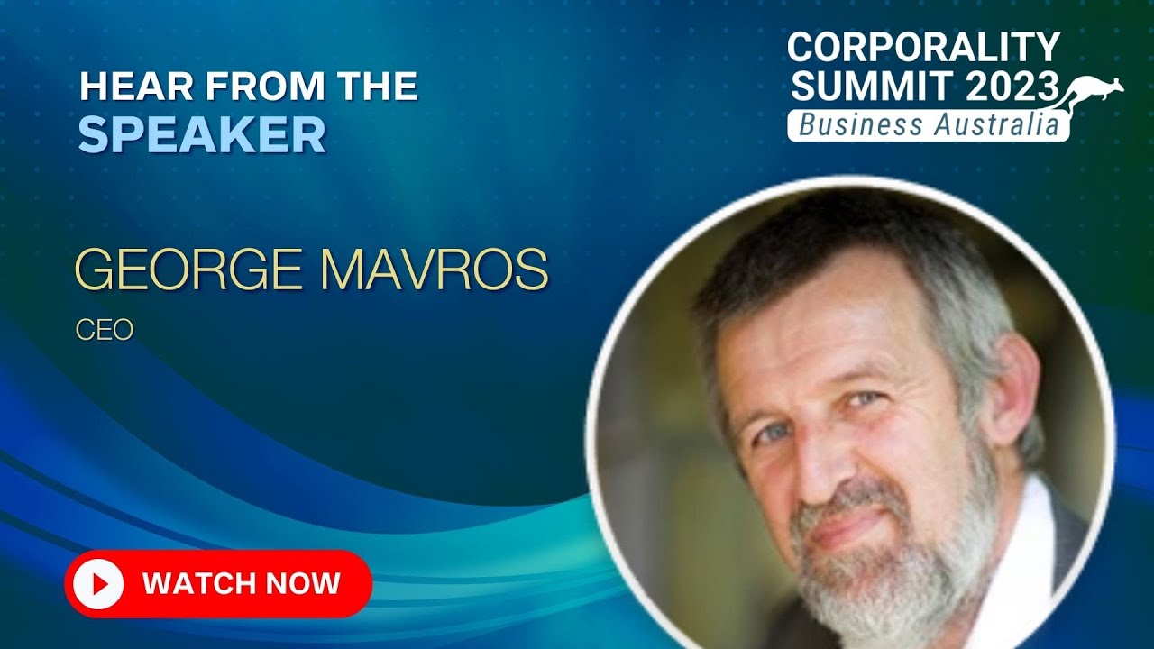 Hear from the speaker - George Mavros | Corporality Summit 2023 ...