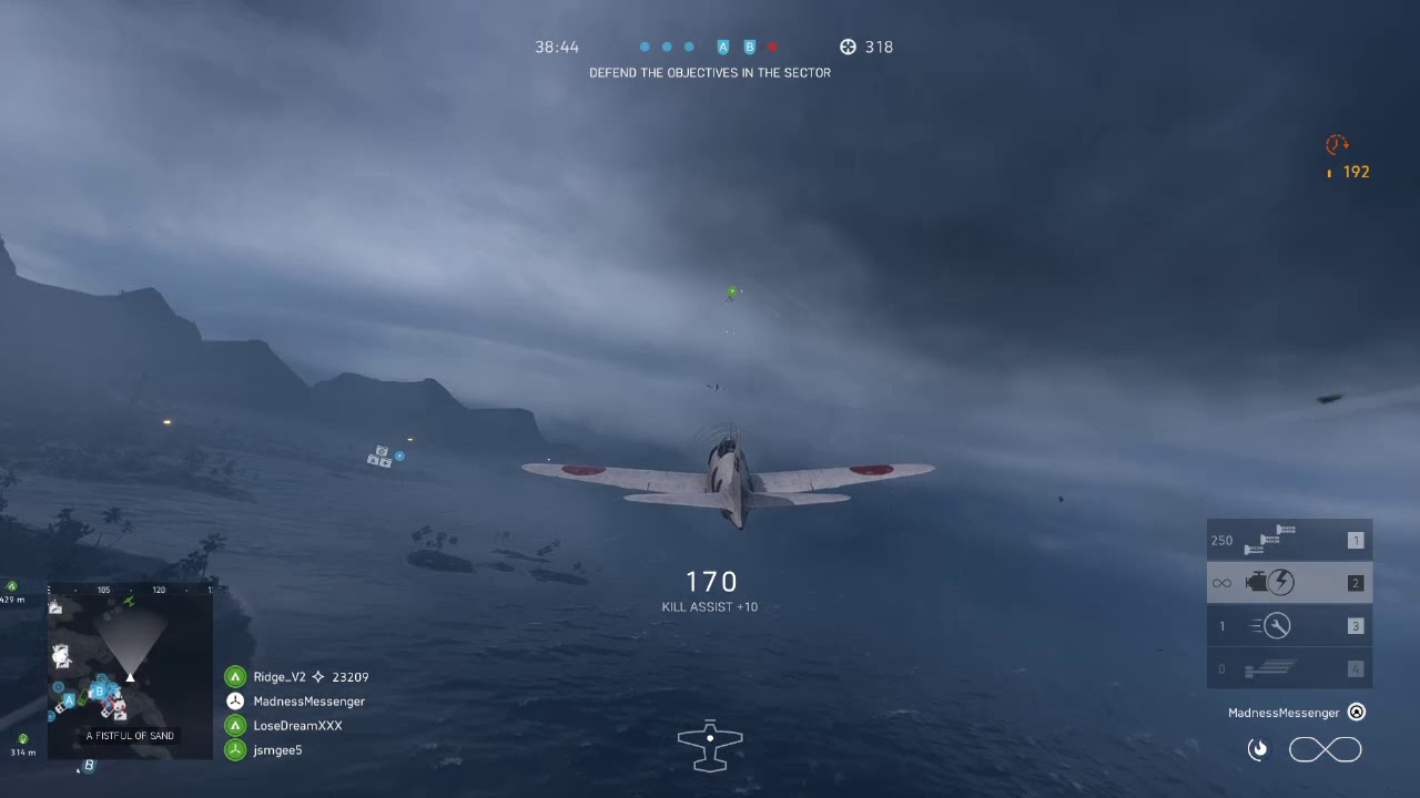 BFV Pacific Stormy Flight - YouTube