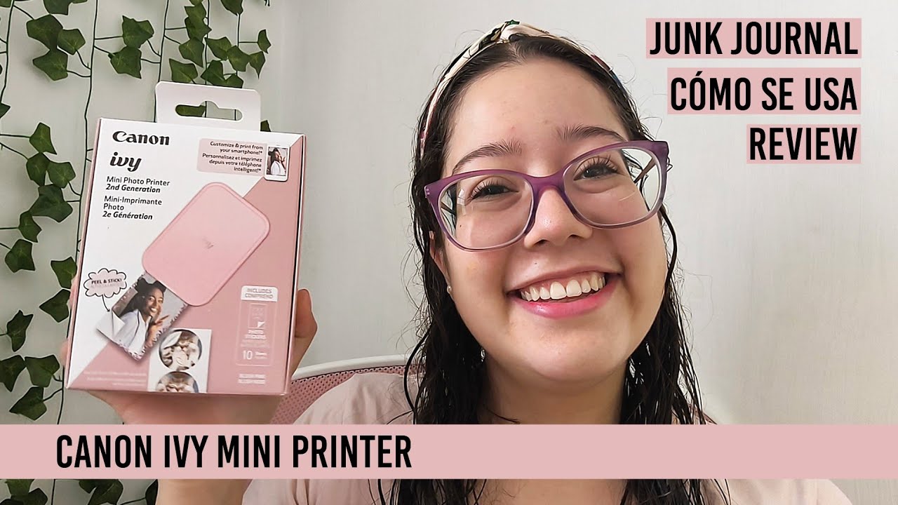 Cómo Usar la Mini Impresora Canon Ivy - YouTube