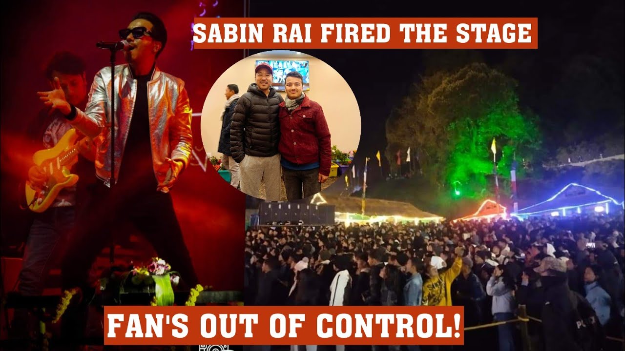 SABIN RAI FAN'S,CROWD OUT OF CONTROL @chitish7 #vlog #dailyvlog #sikkim ...