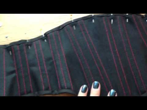 Today I'll Be Mostly Sewing - A Corset Belt - Here It Is With Half ...
