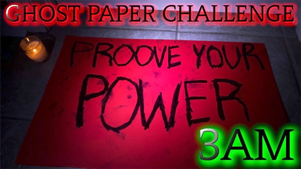 (GONE WRONG) THE WORST GHOST PAPER CHALLENGE AT 3AM EVER!! *UNCUT ...