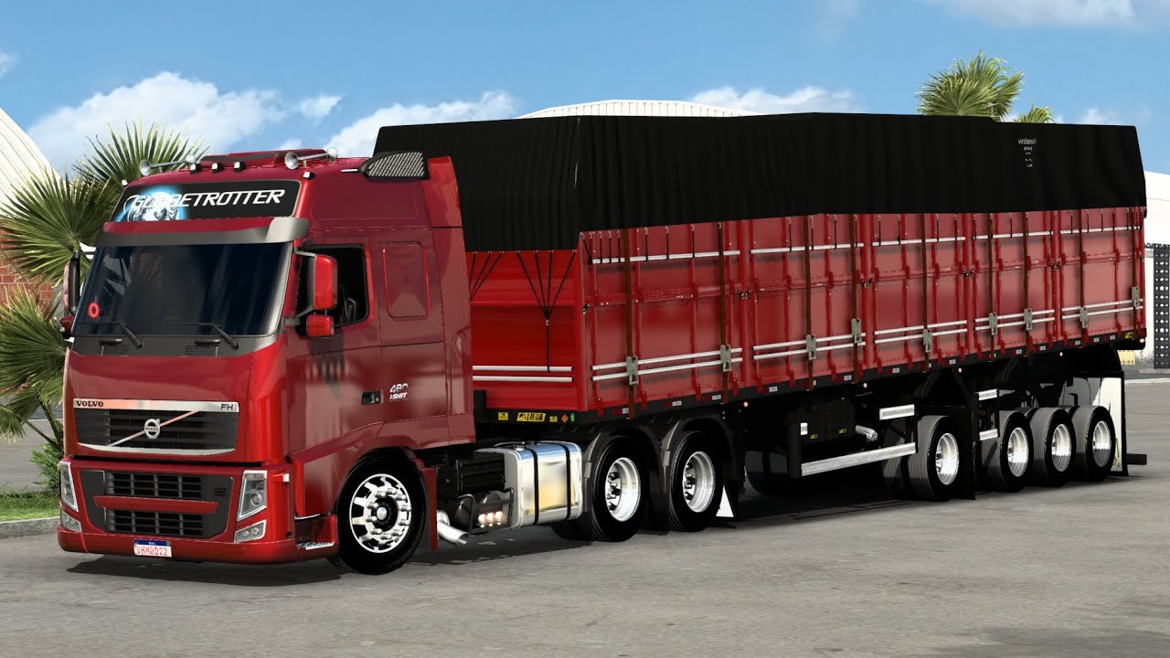 BOTANDO PRA MOER NA ESTRADA!! VOLVO FH 460 NA GRANEL 4 PATAS ARQUEADA ...