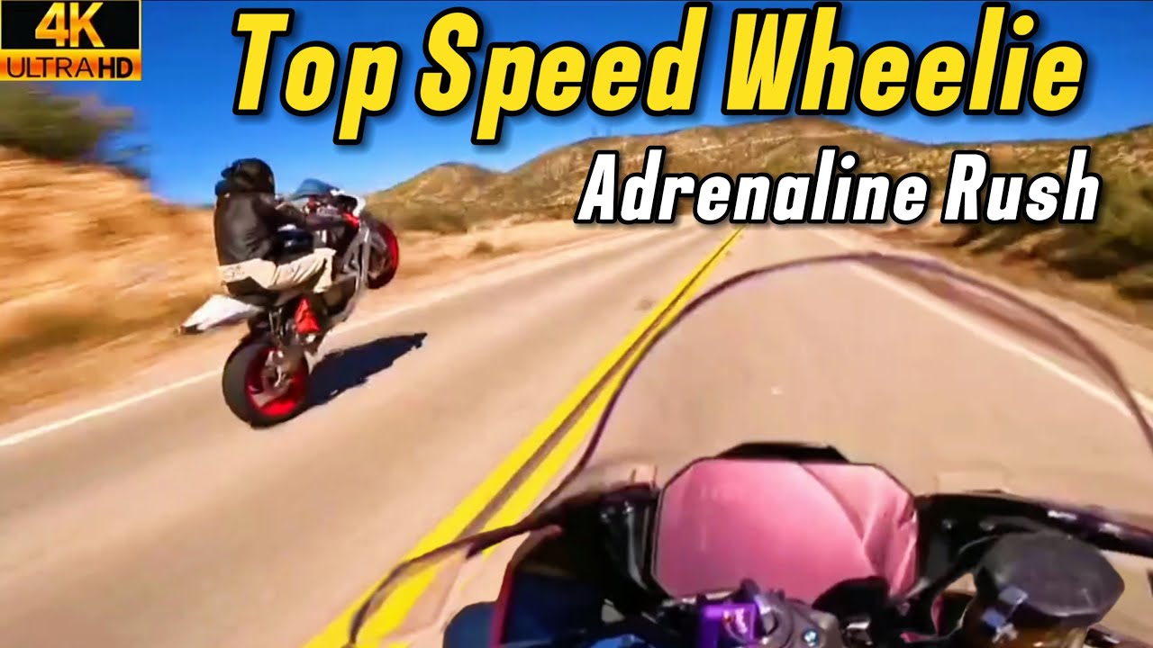 Top Speed Wheelie on Honda CBR1000RR & Suzuki GSXR | Adrenaline Rush ...