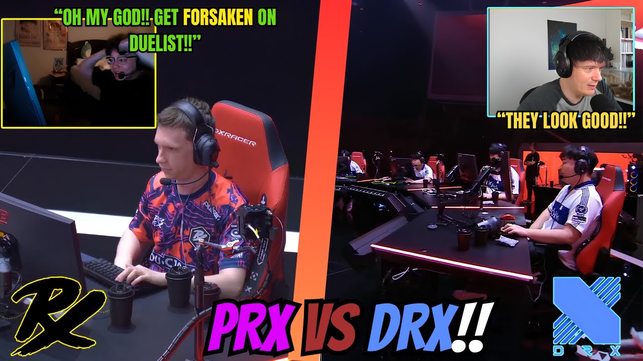 PRX VS DRX highlights | Shanks and Sliggy react to PRX vs DRX - YouTube