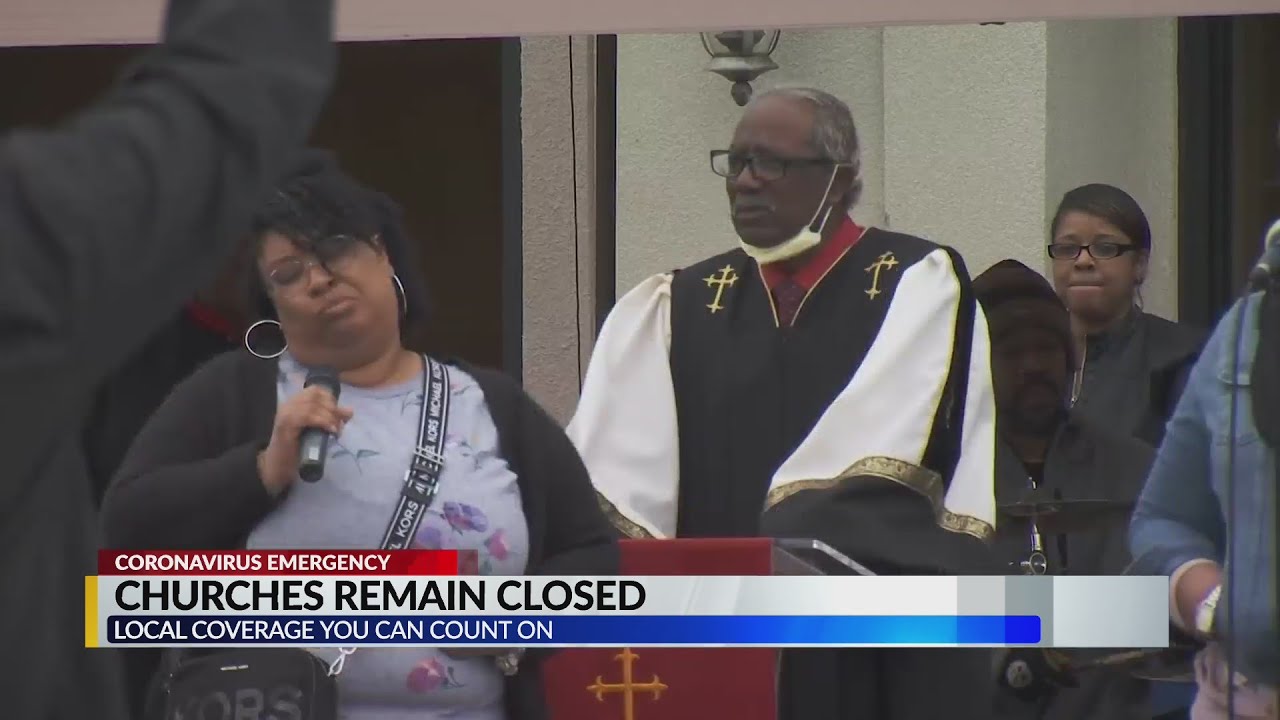Push to reopen churches starts in Alabama - YouTube
