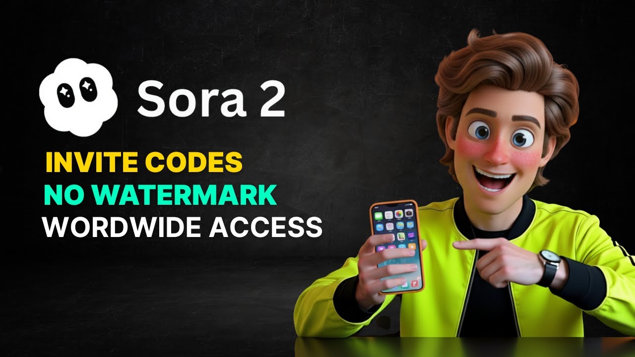 How To ACCESS SORA 2 For FREE with Invite code (100% Working Method ...
