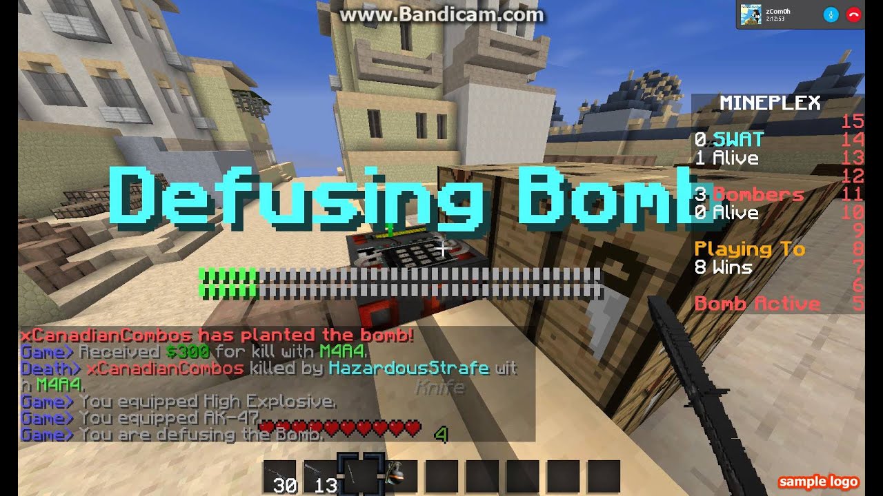 Minecraft: 1v1 Minestrike (Intense) - YouTube