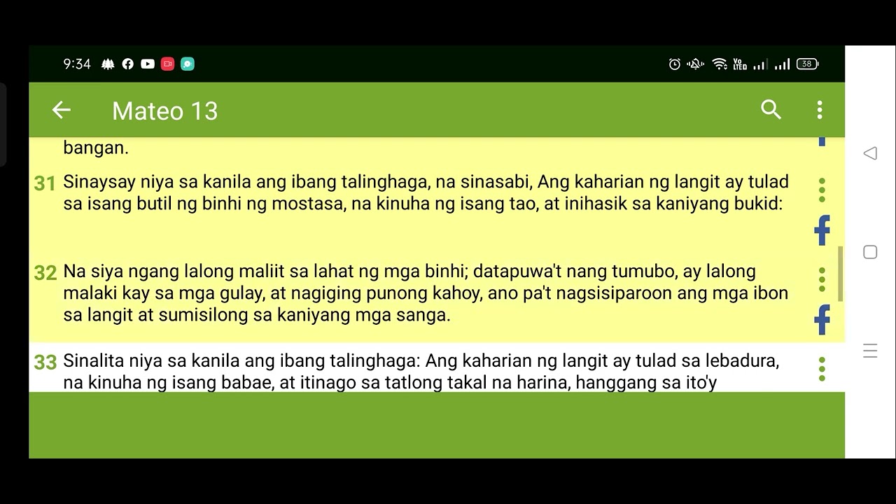Mateo 13: Mga Talinghaga ni JESUS // Salita ng DIOS 030222 - YouTube