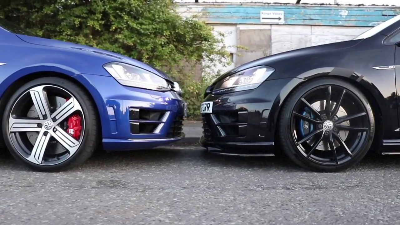 Golf R mk7 APR Stage 2 (x2) Cobra Non - Res (Decat) VS Milltek Res ...