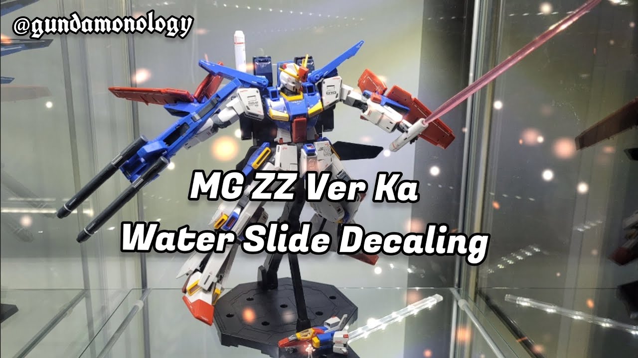 MG ZZ Ver Ka Water Slide Decaling - YouTube