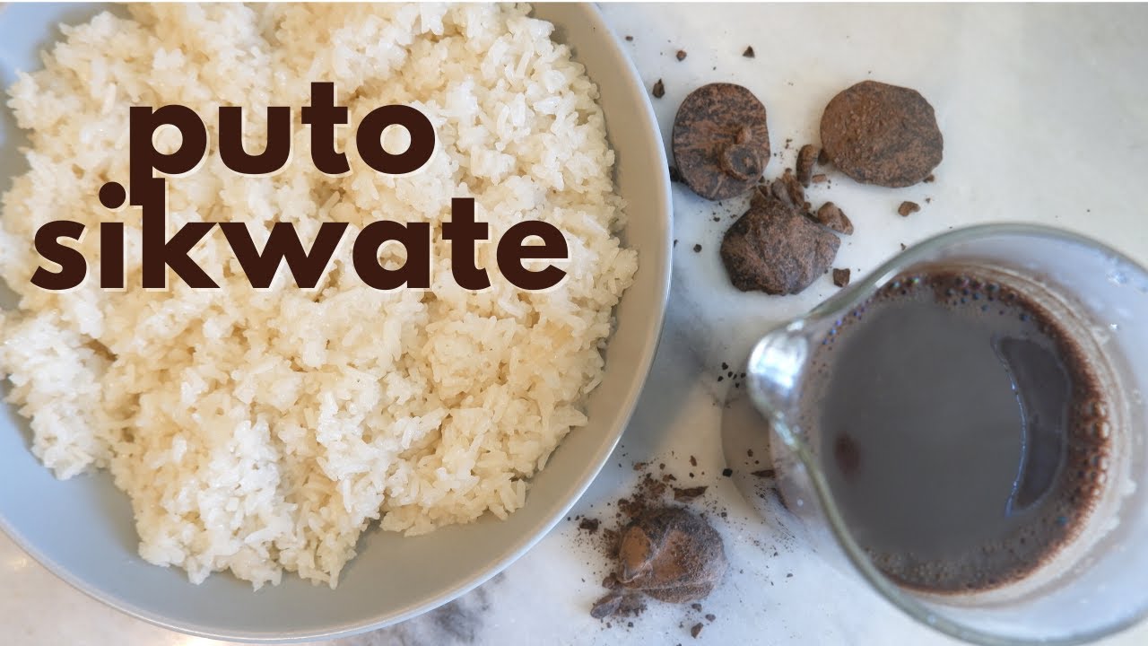 Puto Sikwate | Cebu Puto Maya Recipe with Sikwate (Filipino Hot ...