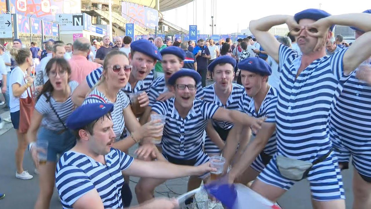 Fans arrive at the Stade de France ahead of Rugby World Cup opening ...