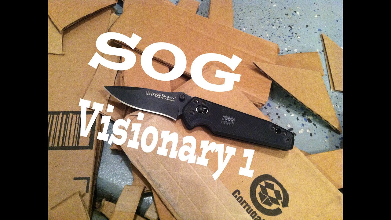 SOG Visionary I Knife Review: Samurai EDC - YouTube