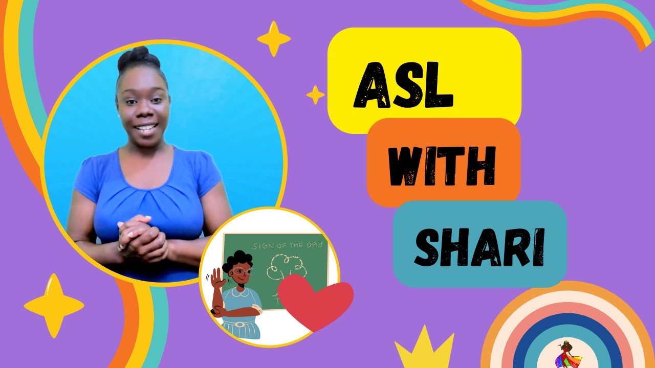 Learn to say "Earth" "Recycle" and "Tree" in ASL with our friend SHARI ...