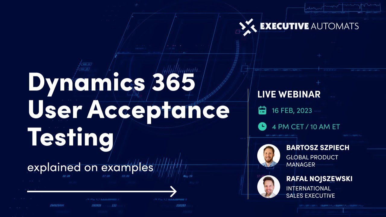 Dynamics 365 User Acceptance Testing (UATs) explained on examples - YouTube