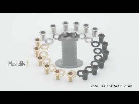 360° View: Musiclily Pro 10mm Bushings and 14mm Washers for Electric Guitar Sealed Machine Heads
