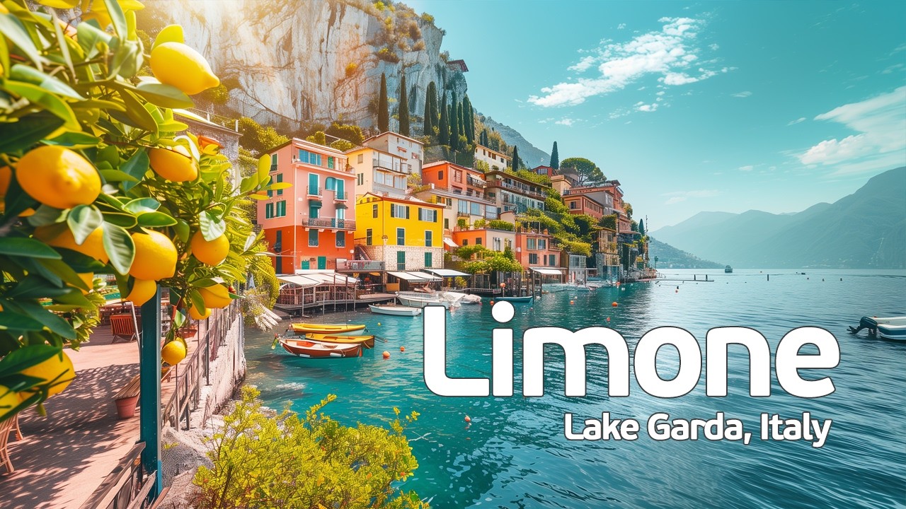 🍋 Limone sul Garda Walking Tour🍋 Lake Garda Italy (4K HDR) - YouTube