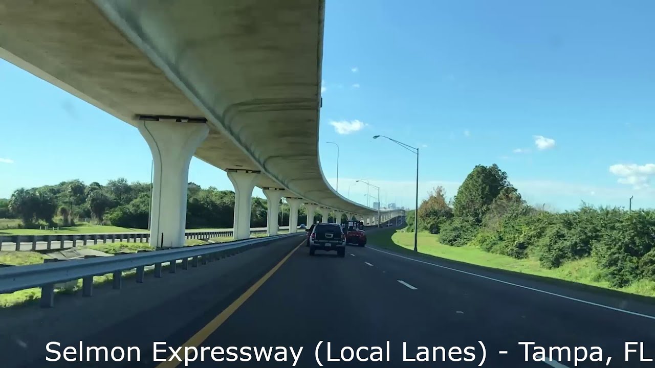 Selmon Expressway (Lower Level) - Tampa, FL - YouTube