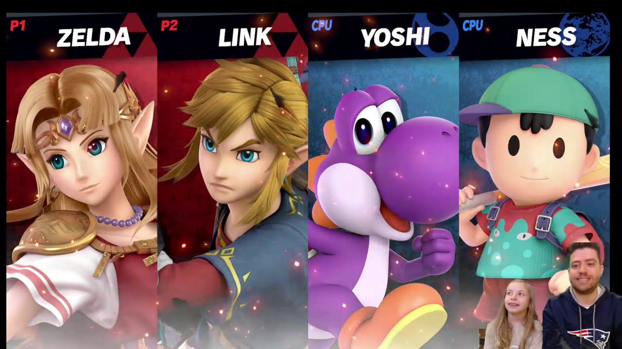 4 PLAYER SUPER SMASH BROS BATTLES!!! - YouTube