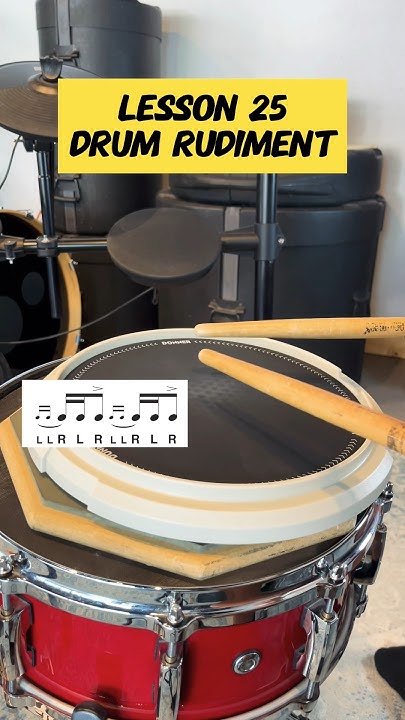 How to play LESSON 25! #drums - YouTube