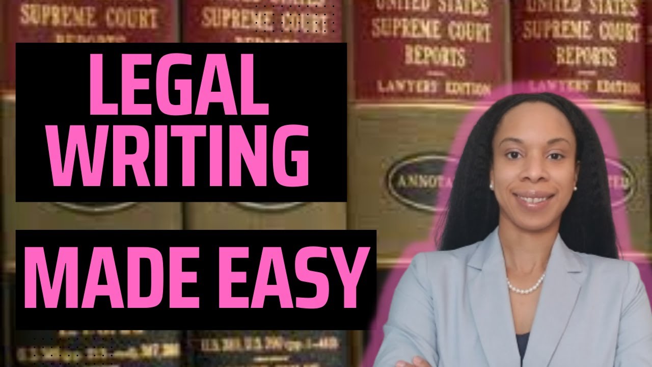 LEGAL WRITING MADE EASY & SIMPLE BY REAL LAWYER| PERSUASIVE & CONCISE ...