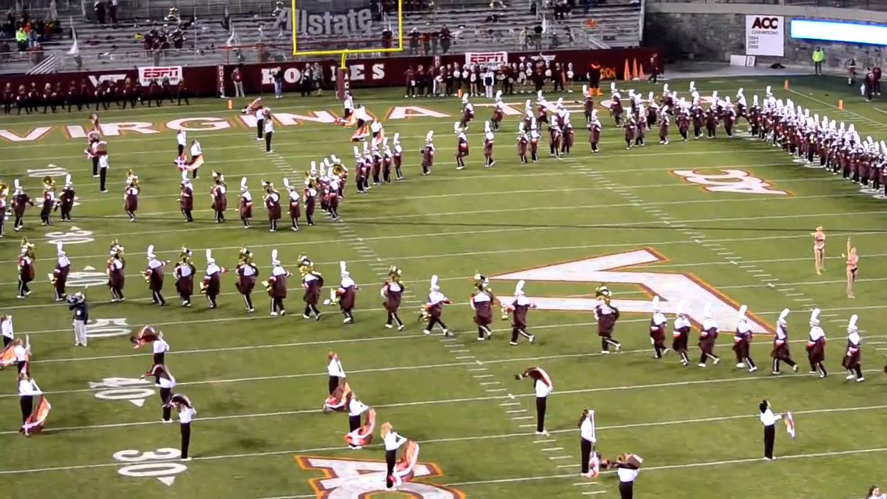 Marching Virginians take the field... - YouTube
