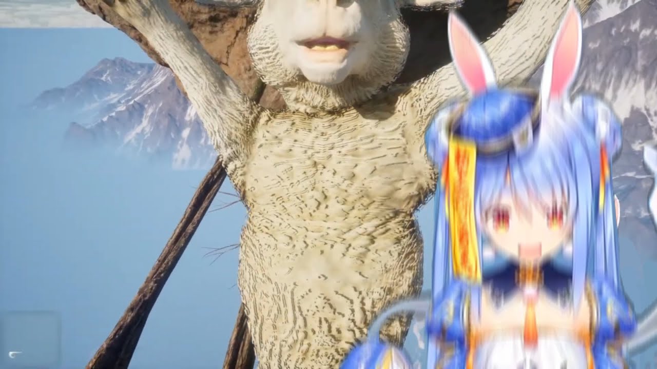 I dont Fall is a horror game? Pekora gets jumpscared by... sheep ...