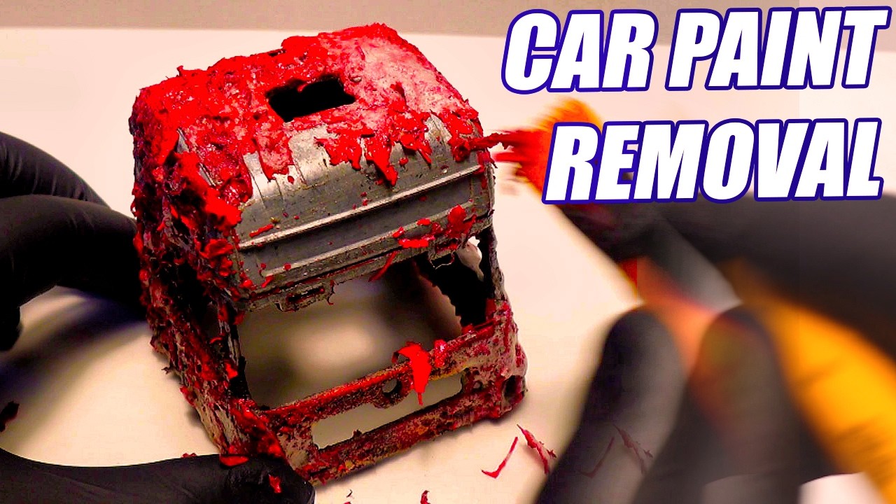 Car Paint Removal and Car Paint Preparation HOW TO PAINT STRIPPER - YouTube