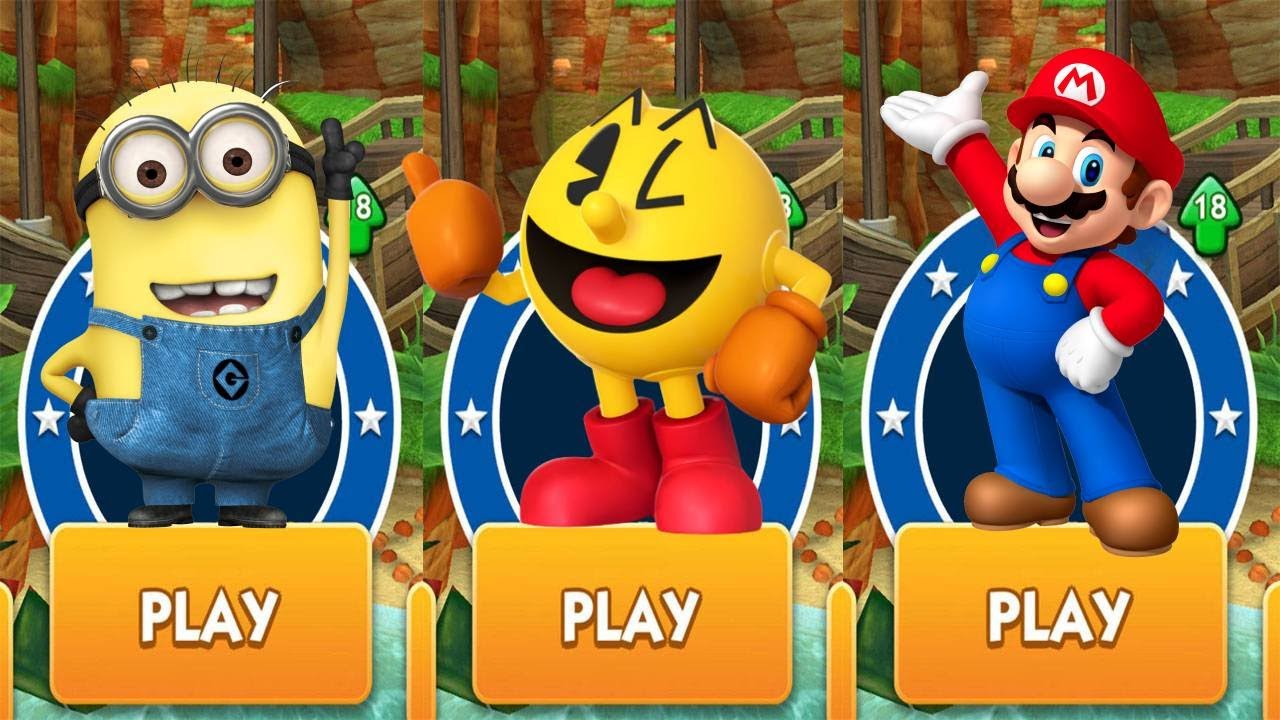 Pac-Man vs Bash Boss Battle vs Despicable Me: Minion Rush vs Super ...