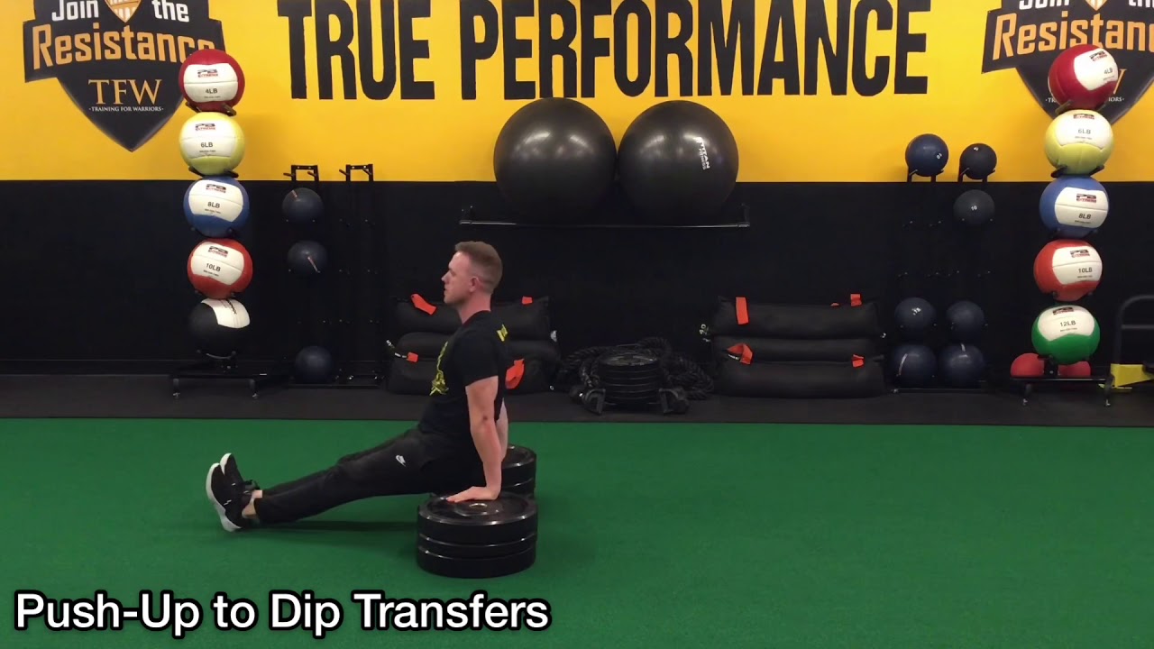 Push-Up to Dip Transfers - YouTube