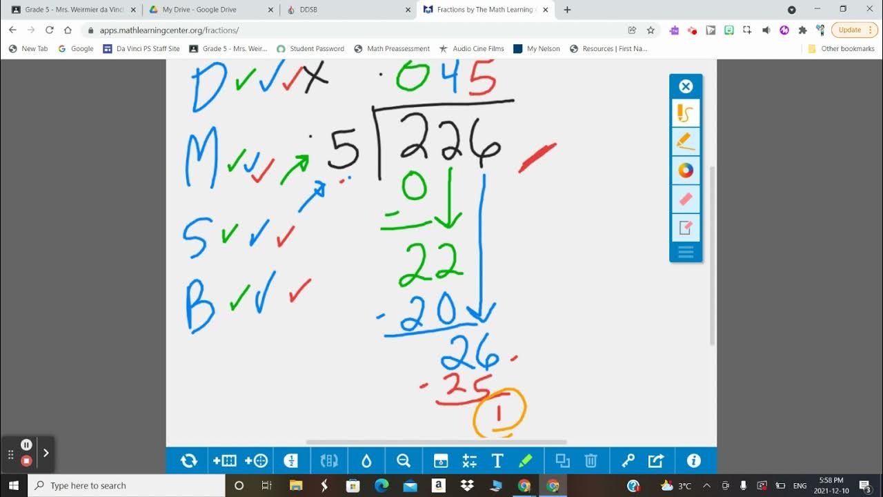 Division - Long Division DMSB Tutorial - YouTube