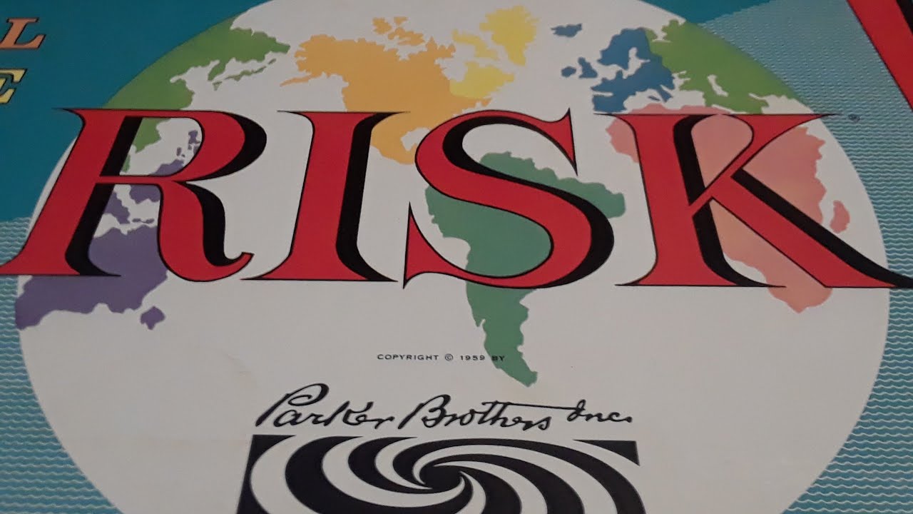 the original risk Parker Brothers Continental game copyright 1959 - YouTube
