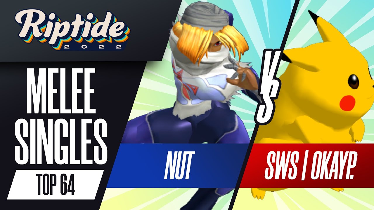 nut vs OkayP. - Melee Singles Top 64 - Riptide 2022 | Sheik vs Pikachu ...