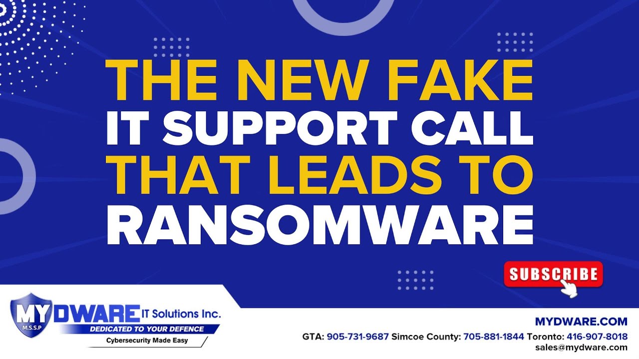The New Fake IT Support Calls That Leads To Ransomware - YouTube