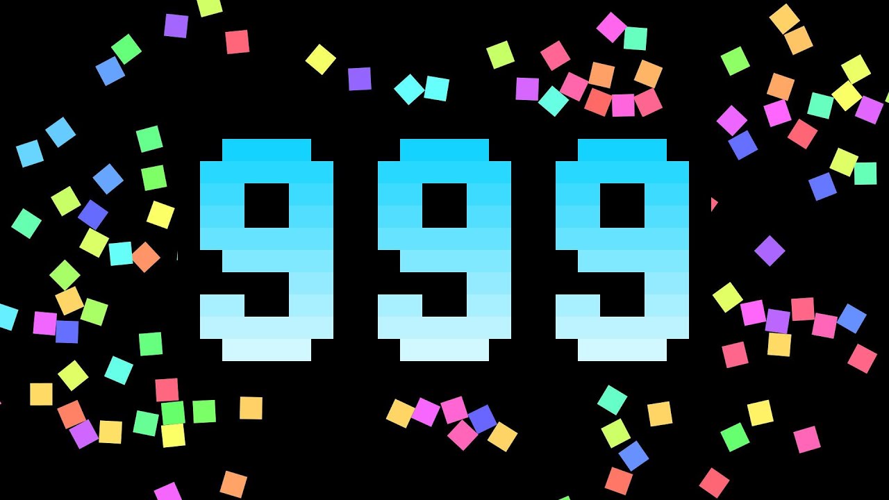 999 Seconds Pixels Explode Timer - YouTube