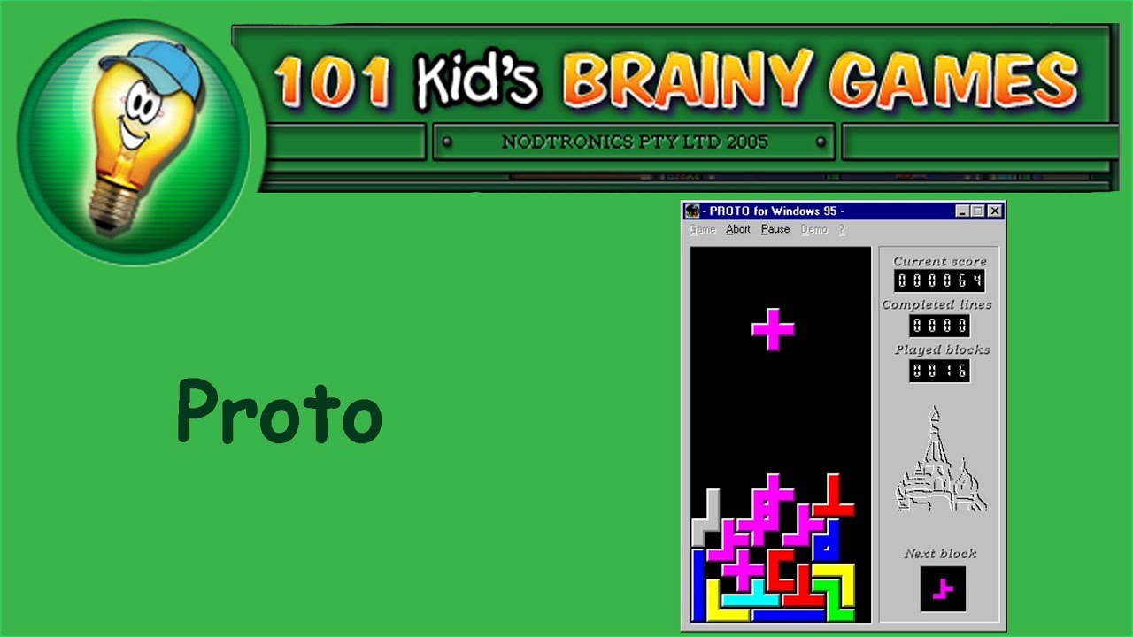 101 Kid's Brainy Games - Proto - YouTube