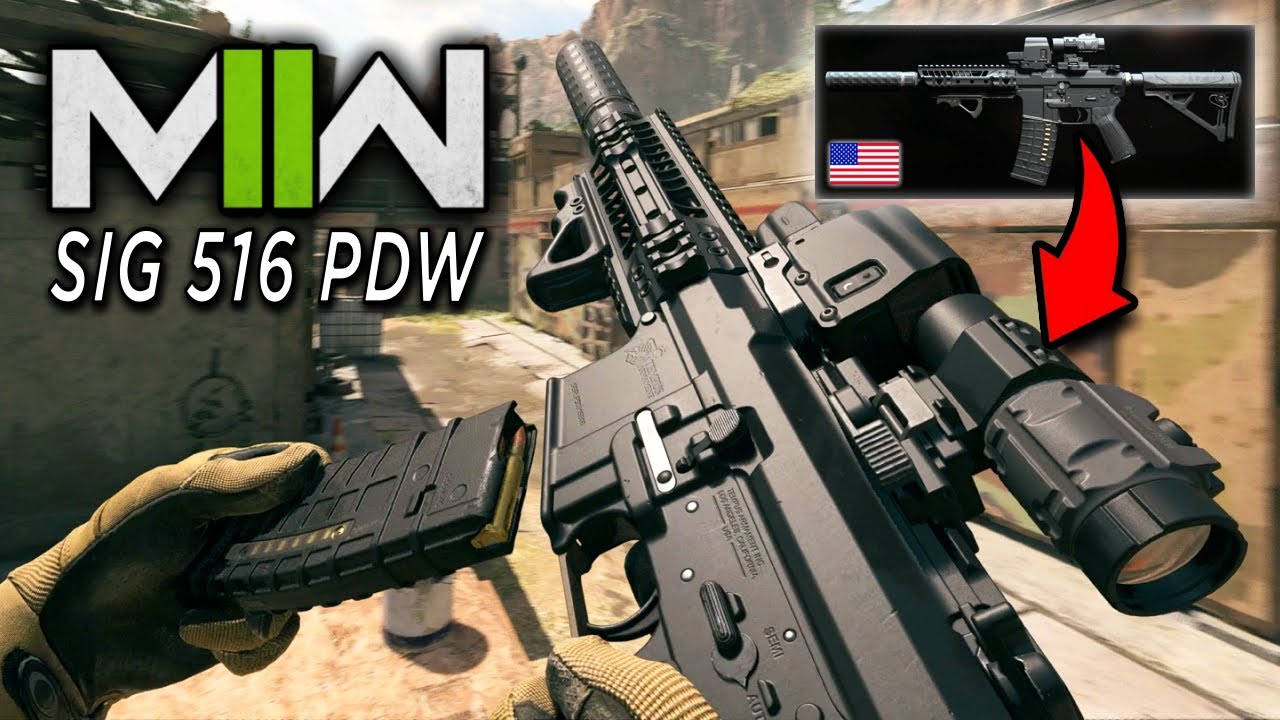 SIG Sauer 516 PDW in Modern Warfare II Gameplay - YouTube